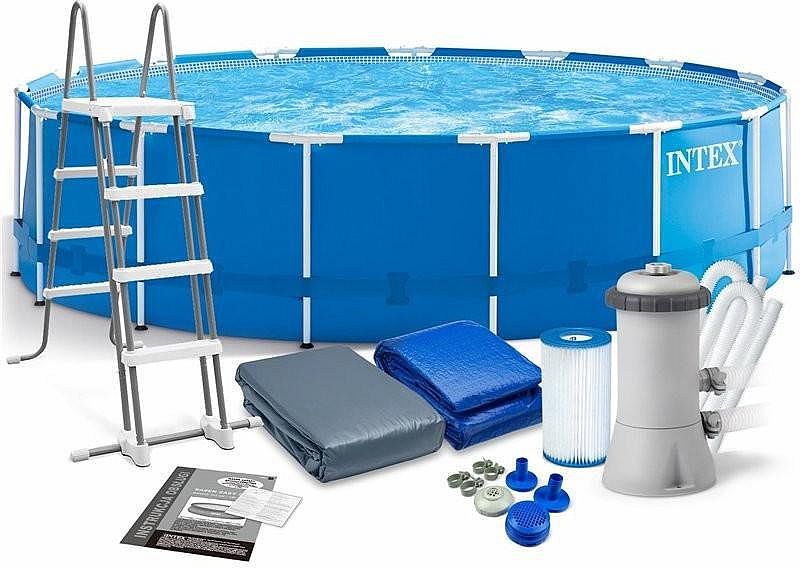 Bazén Intex 28242 METAL FRAME POOL 457x122 cm SET | Sportovní potřeby